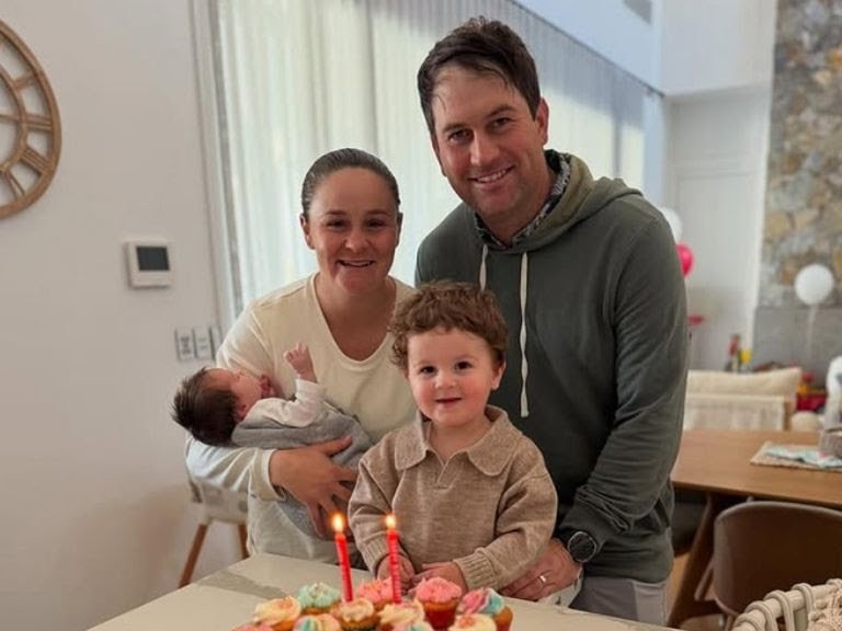 Ash Barty’s surprise plans for Christmas with her husband and two young ...